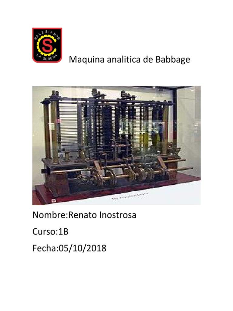 Maquina Analitica de Babbage | PDF