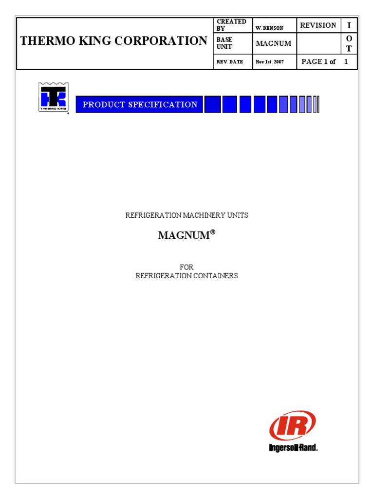Magnum Spec Revi | PDF | Hvac | Heat Exchanger
