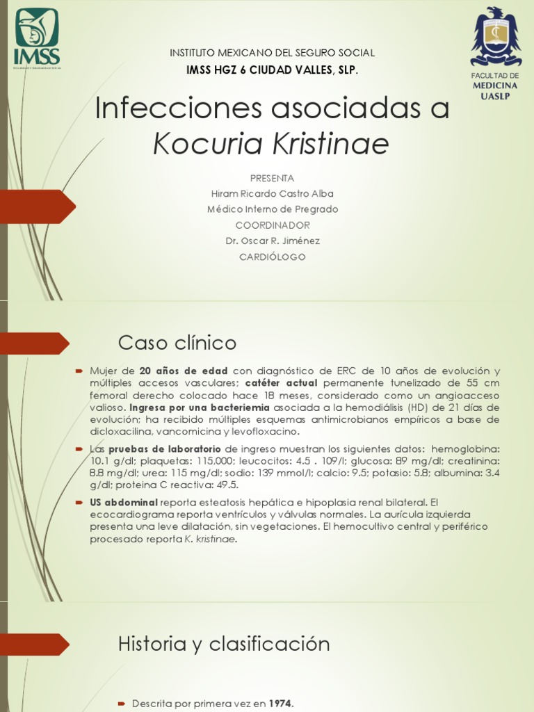 Infección Por Kocuria Kristinae | PDF | Ciencias de la Salud ...