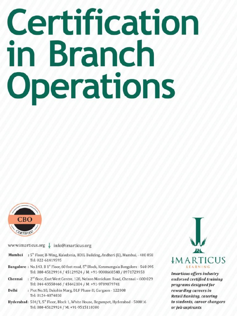 E Brochure Cbo | PDF