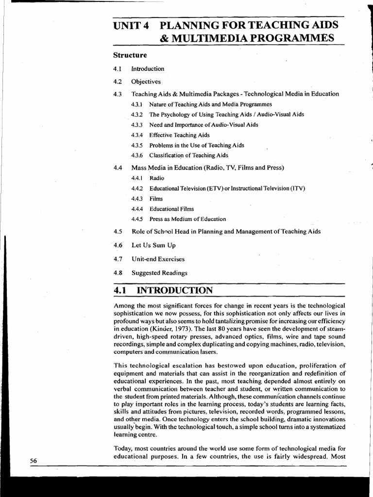 Multimedia Teaching Aids in Education | PDF | Teachers | Mass Media