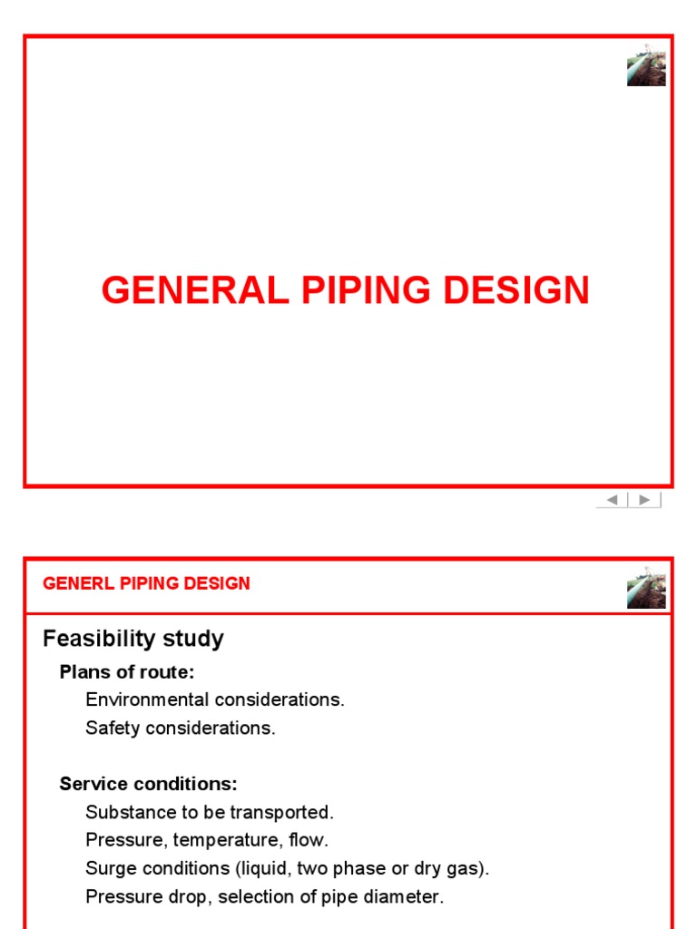 Ch4 (1) - General Piping Design | PDF | Computers