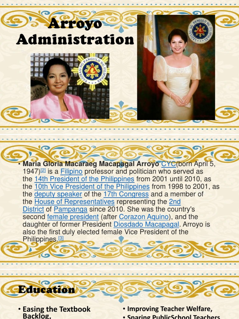 Gloria Arroyo's Presidential Achievements | PDF | Philippines | Economies
