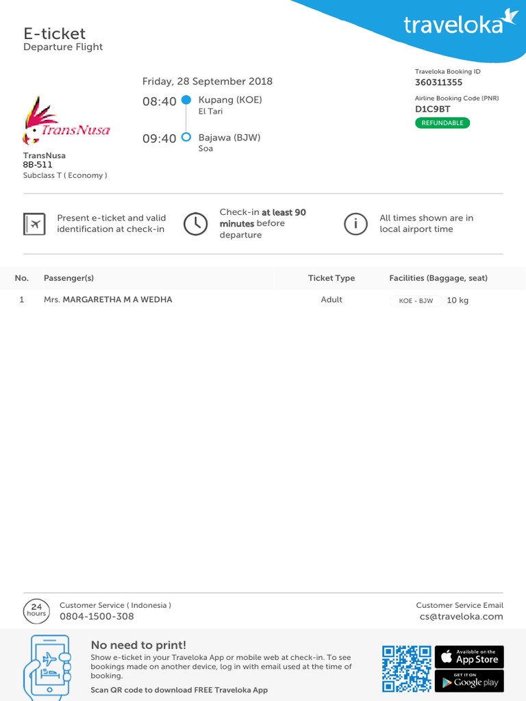 Bergita Soge-KOE-D1C9BT-BJW-FLIGHT - ORIGINATING PDF | PDF | Airlines | Transport