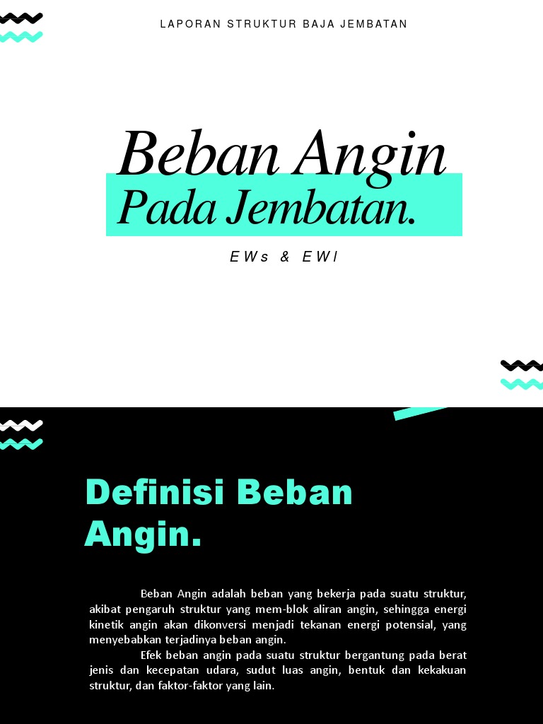 Beban Angin pada Jembatan | PDF | Teknologi & Rekayasa