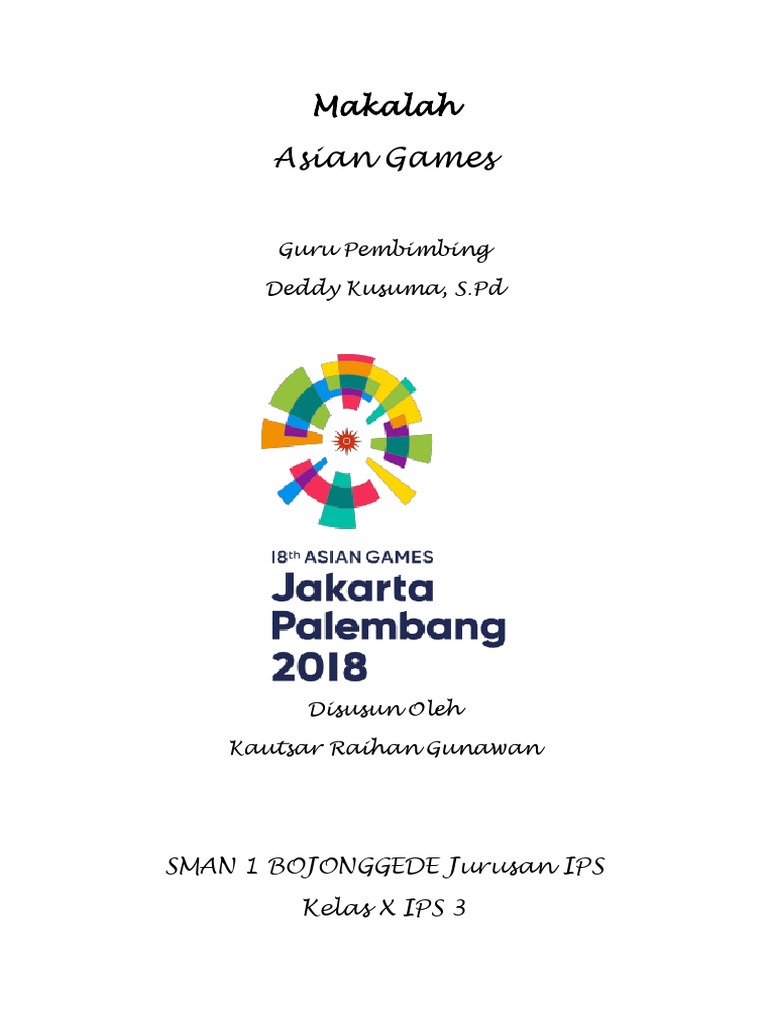 Makalah Asian Games 2018 | PDF