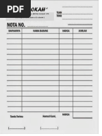 Contoh Nota Percetakan Digital | PDF