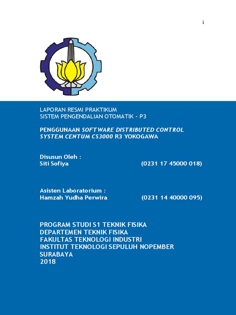 Praktikum DCS Yokogawa CS3000 R3 | PDF