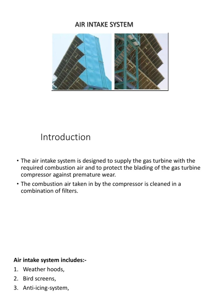 Air Intake System | PDF | Machines | Applied And Interdisciplinary Physics