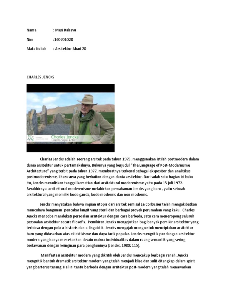 Charles Jencks | PDF