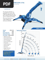 Fassi Crane Load Diagrams & Charts | PDF | Manufactured Goods | Equipment