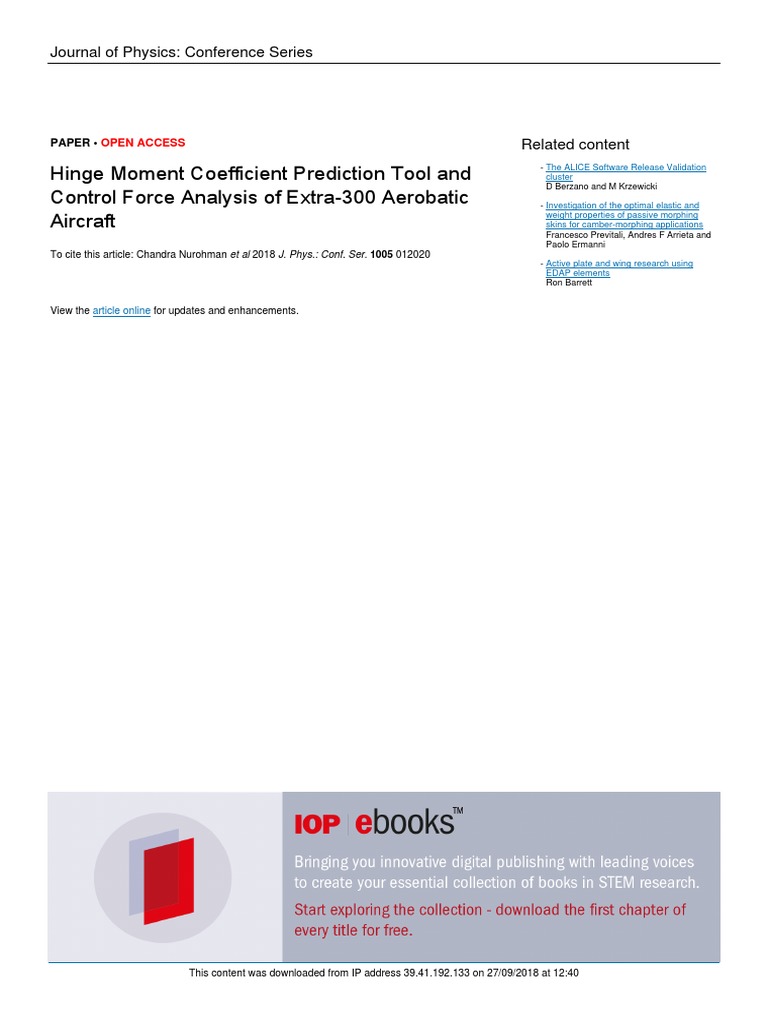 Hinge Moment Theoretical Calculation | PDF | Flight Control Surfaces ...
