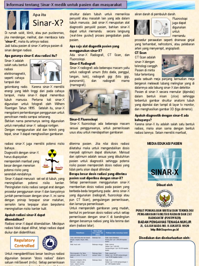 MEDIA EDUKASI PASIEN SINAR-X | PDF