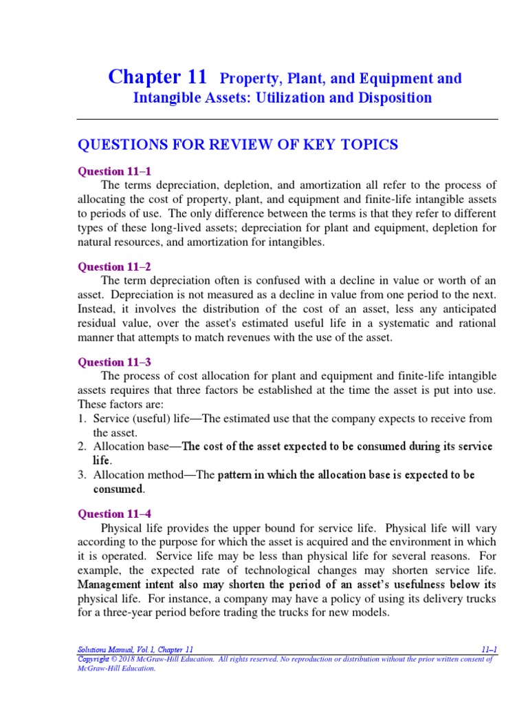 Spiceland 9e CH 11 UPRRP PDF | PDF | Book Value | Depreciation