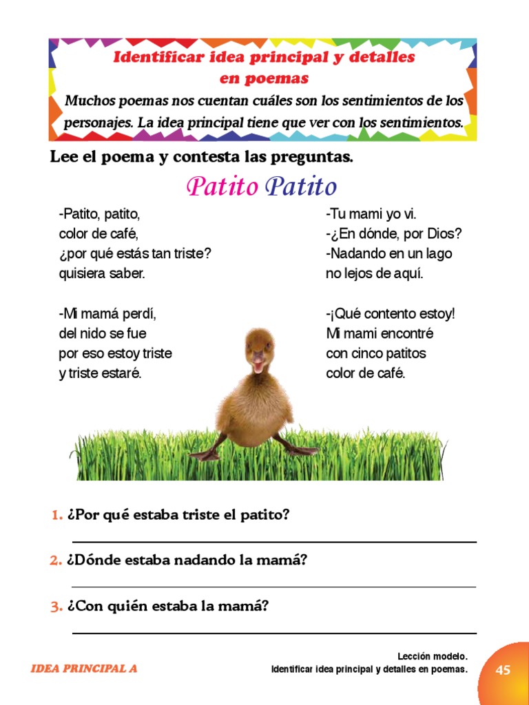 1.identificación de La Idea Principal - Identificar Idea Principal y ...