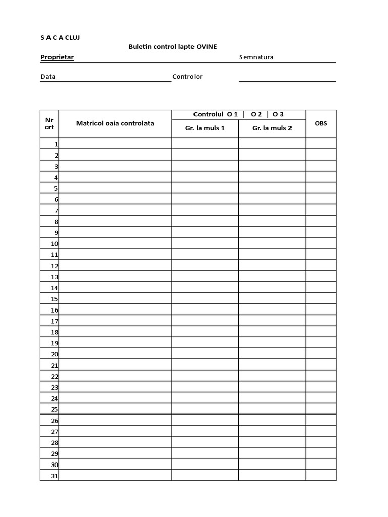 Model Buletin Control | PDF