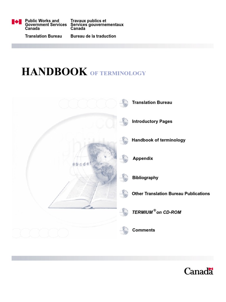 Handbook of Terminology | PDF | Multilingualism | Linguistics