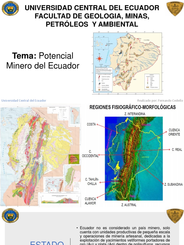 Potencial Minero Ecuador | Minería | Ecuador