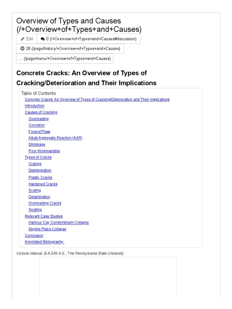 Failures - Overview of Types and Causes of Cracks | PDF | Concrete | Rust