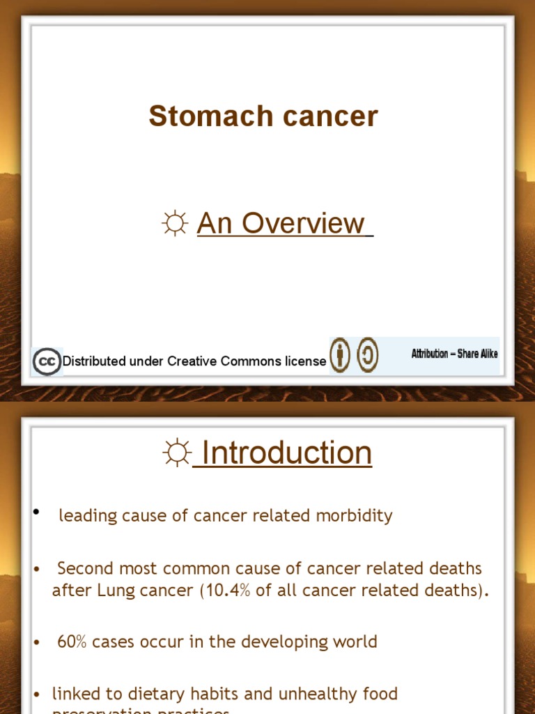 Stomach Cancer Overview and Insights | PDF | Cancer | Diseases And ...