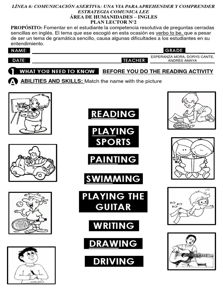 Basic Reading Activities Elementary | PDF | Recorded Music | Leisure