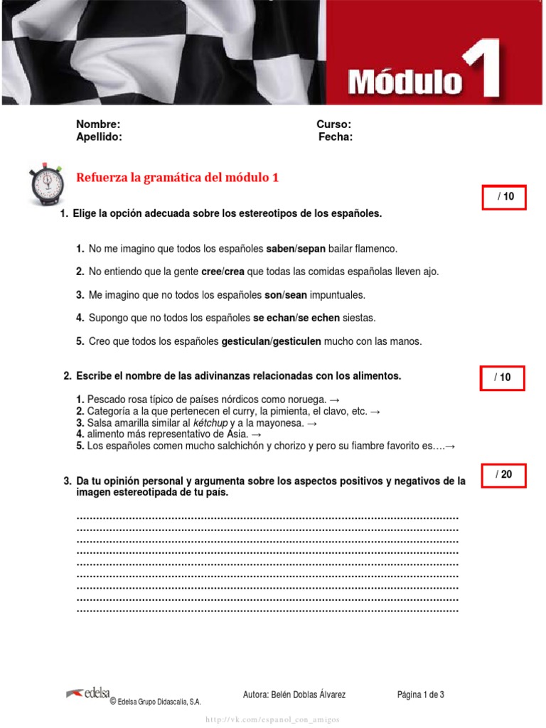 Meta ELE 2 Modelos de Examen PDF | PDF | Certeza | Adjetivo