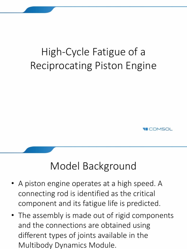 High-Cycle Fatigue of A Reciprocating Piston Engine | PDF | Fatigue ...