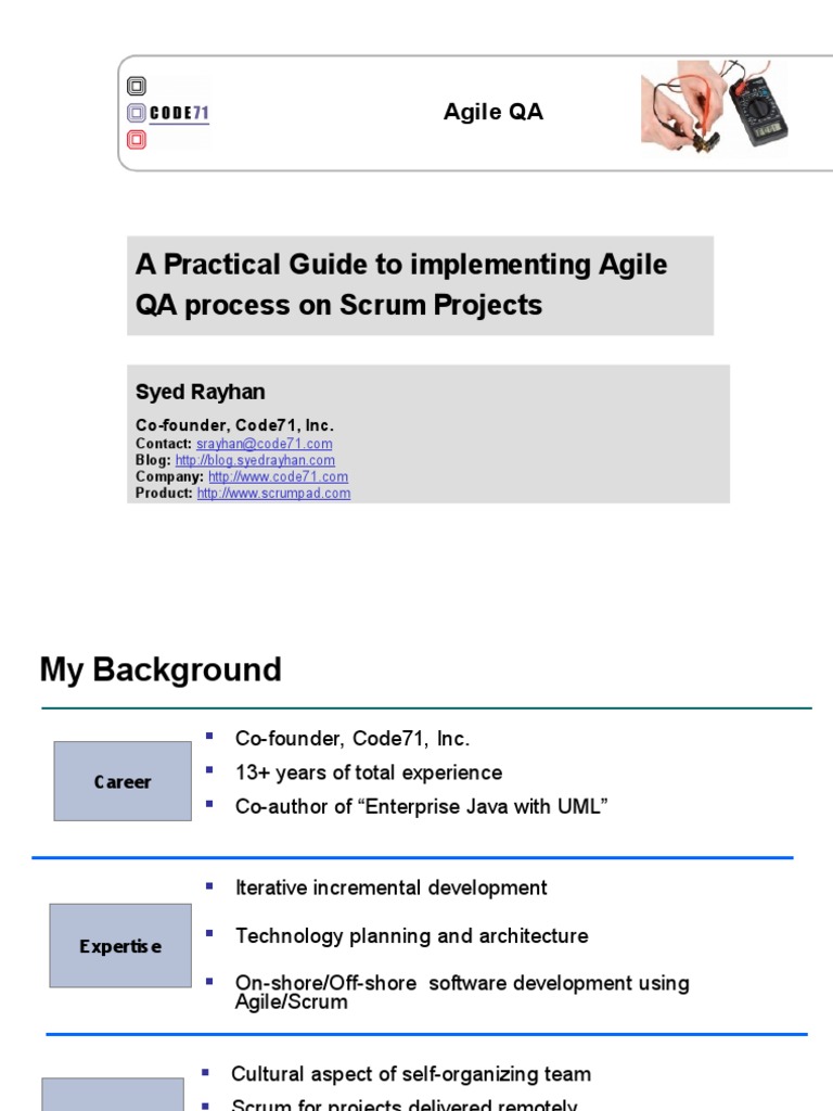 A Practical Guide To Implementing Agile QA Process On Scrum Projects ...