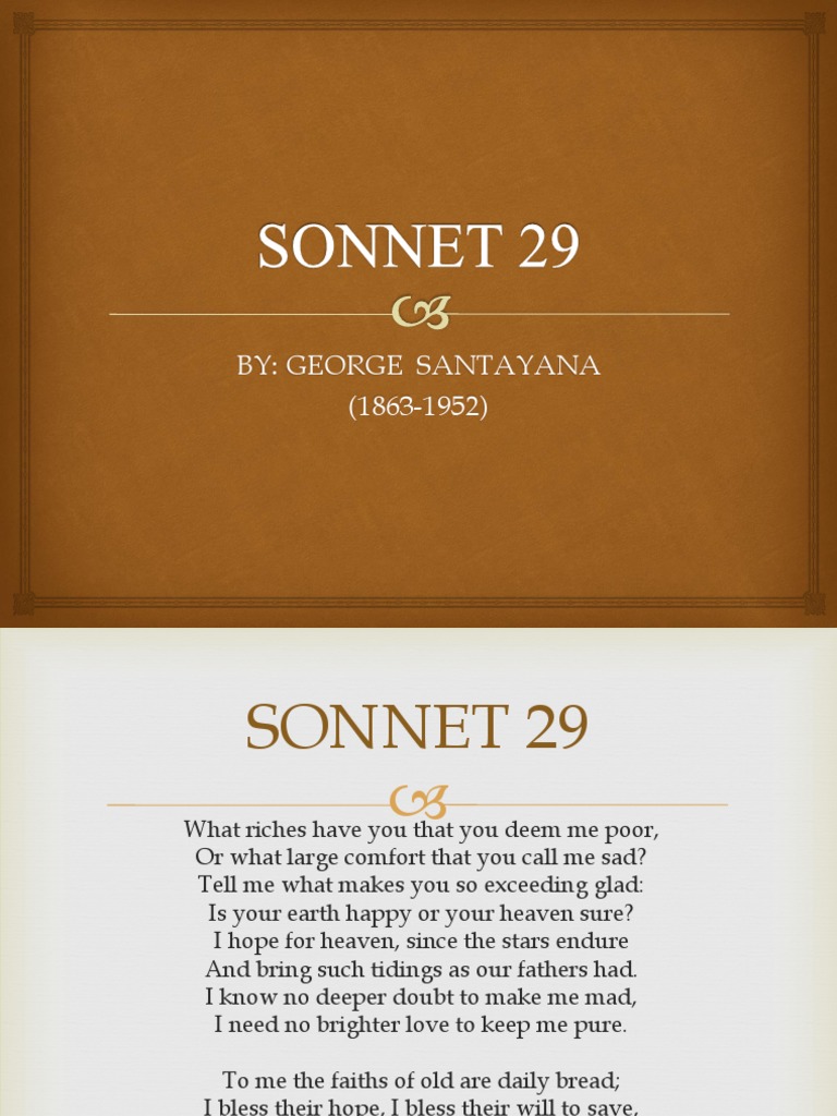 Sonnet 29 | PDF | Poetry