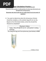 100 Dosage Calculation Practice Problems Answers | PDF | Dose ...