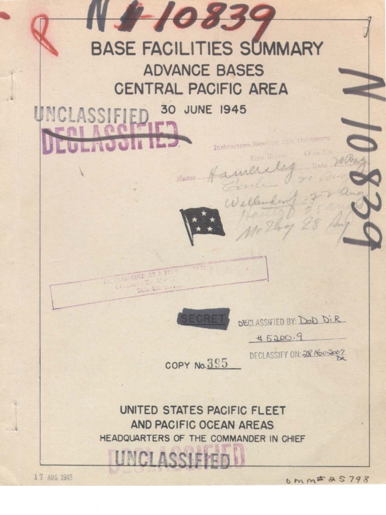 Pacific Military Bases (1945) | PDF | Seaplane | Ships