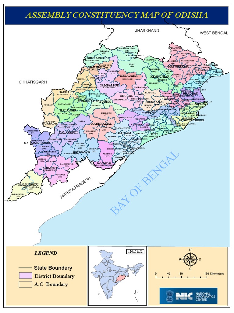 EN GA L: Assembly Constituency Map of Odisha | PDF