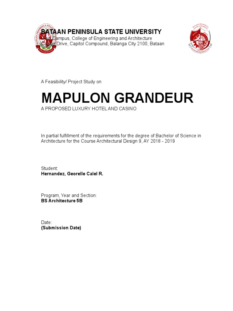Mapulon Grandeur: Bataan Peninsula State University | PDF