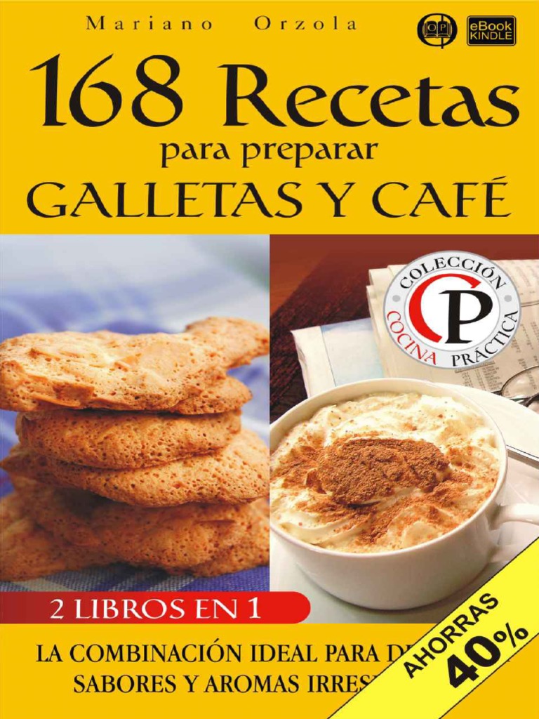 168 Recetas para Preparar Galletas y Café PDF | PDF | Chocolate | Crema