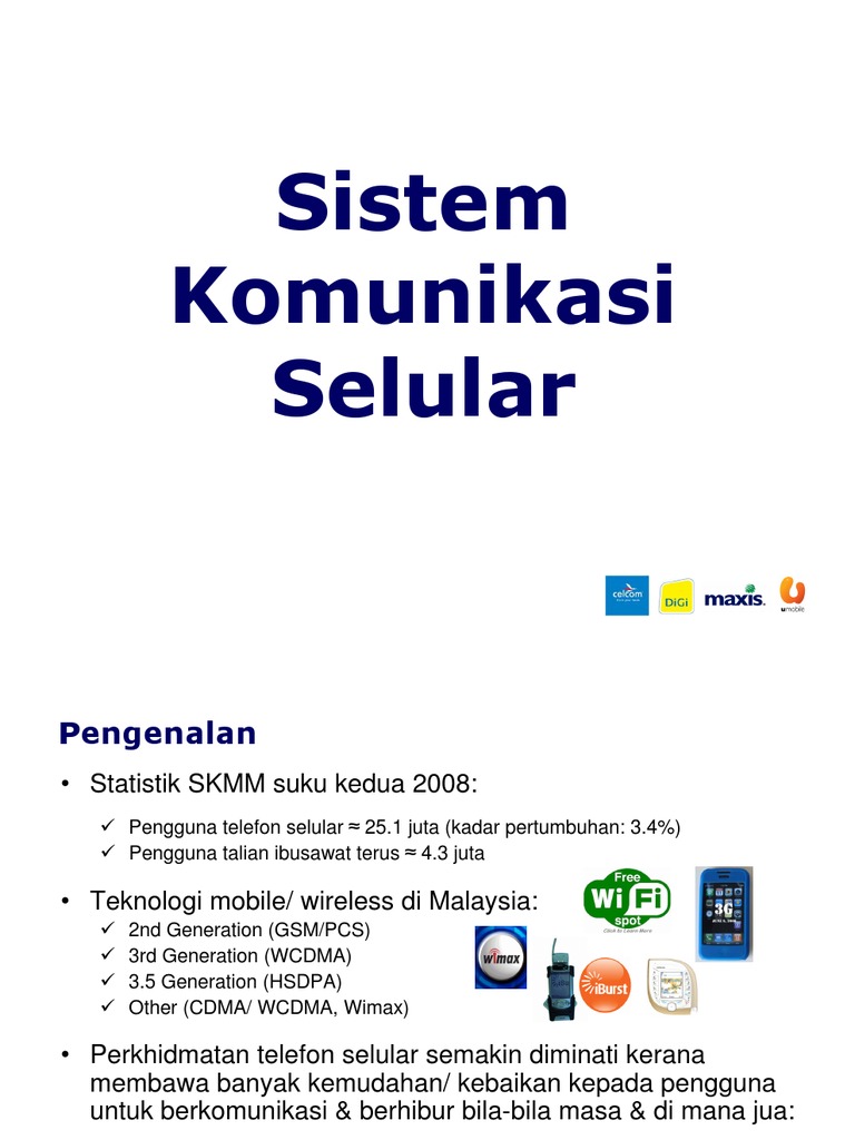 Sistem Komunikasi Selular | PDF