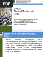 Tutorial Vissim | PDF