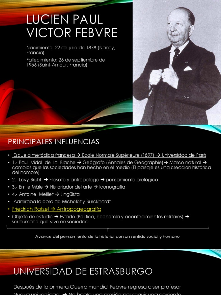 Lucien Febvre y la Escuela de Annales | PDF | Science | Academia