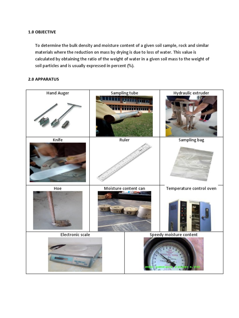 Hand Auger Method for Soil Sampling | PDF | Soil | Density