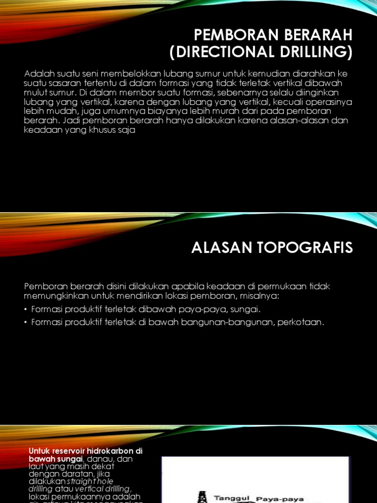 Pemboran Berarah (Directional Drilling) | PDF