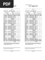 Dtr-Excel Template | PDF