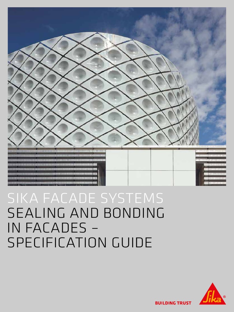 Facade Systems Specification Guide | PDF | Silicone | Glasses