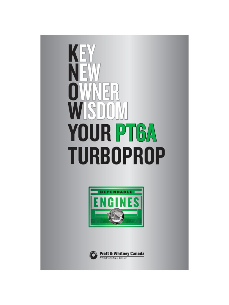 Know Your PT6A | PDF | Transmission (Mechanics) | Propeller