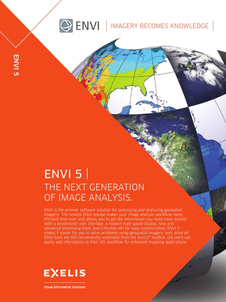 Envi 5 - : The Next Generation of Image Analysis | PDF | Geographic ...