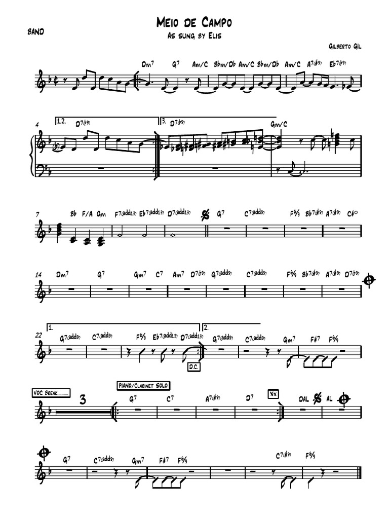 Meio de Campo - Piano F | PDF