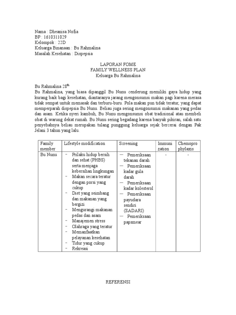 Family Wellness Plan | PDF