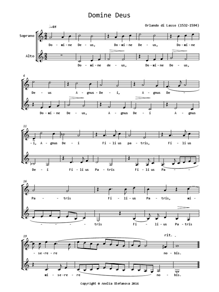 Domine Deus | PDF