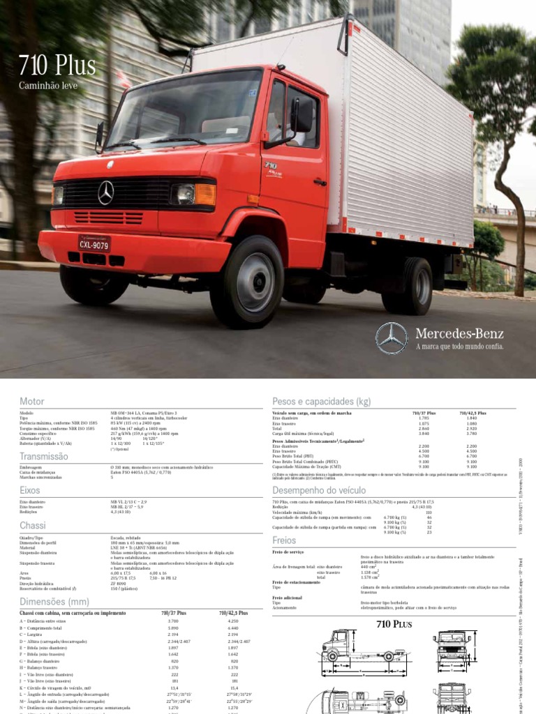 710 Plus 2011.pdf | Mercedes Benz | Suspensão (Veículo)