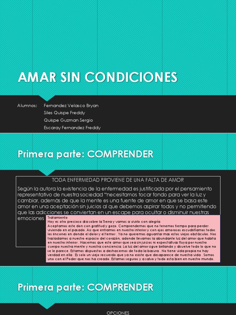 Amar Sin Condiciones | PDF | Meditación | Amor