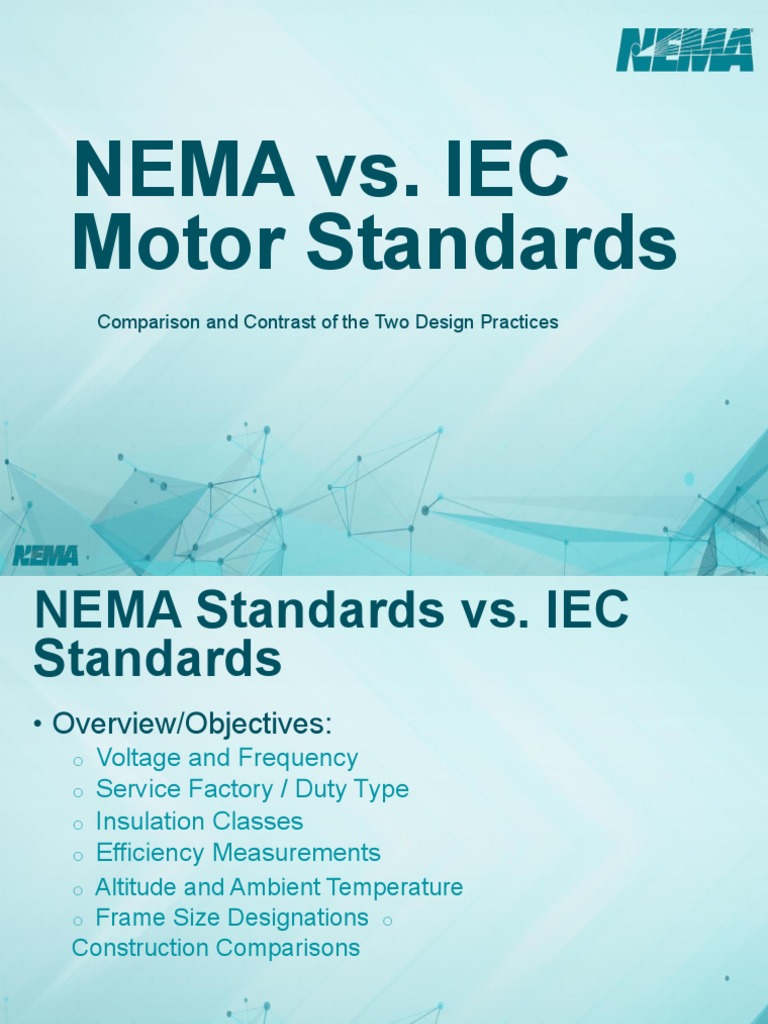 8 NEMA Motor Standards vs IEC Motor Standards v2 | Electrical Engineering | Electromagnetism