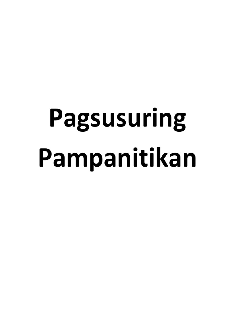 Pagsusuring Pampanitikan | PDF